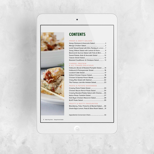SUPER SALADS EBOOK BUNDLE | 2 EBOOKS | Bake Play Smile Store